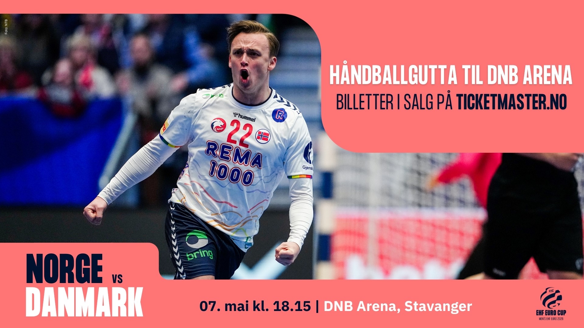 EHF EURO Cup: Norge - Danmark - DNB Arena